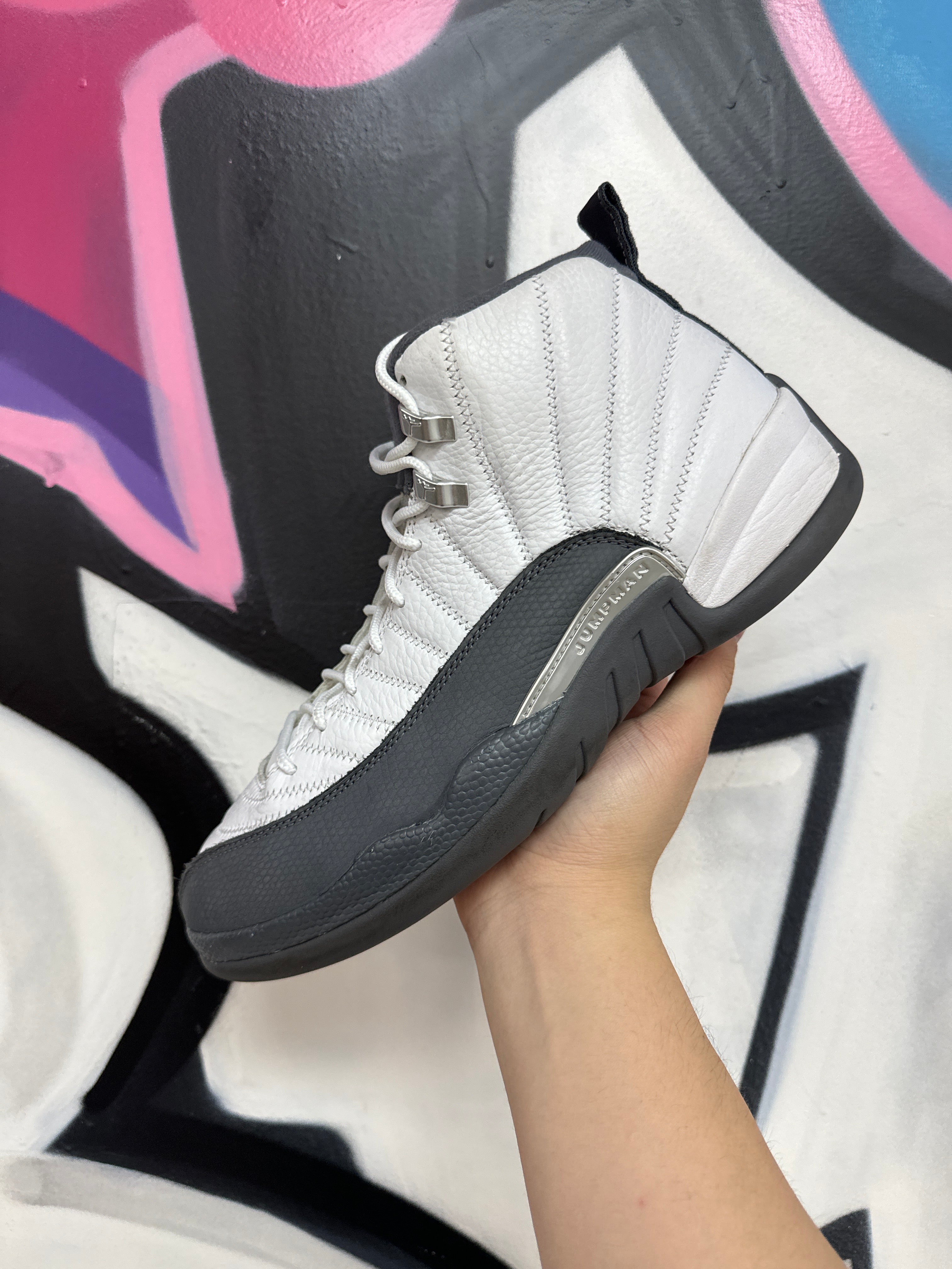 Nike Jordan 12 Flint Grey Sneakers – Chamber 13