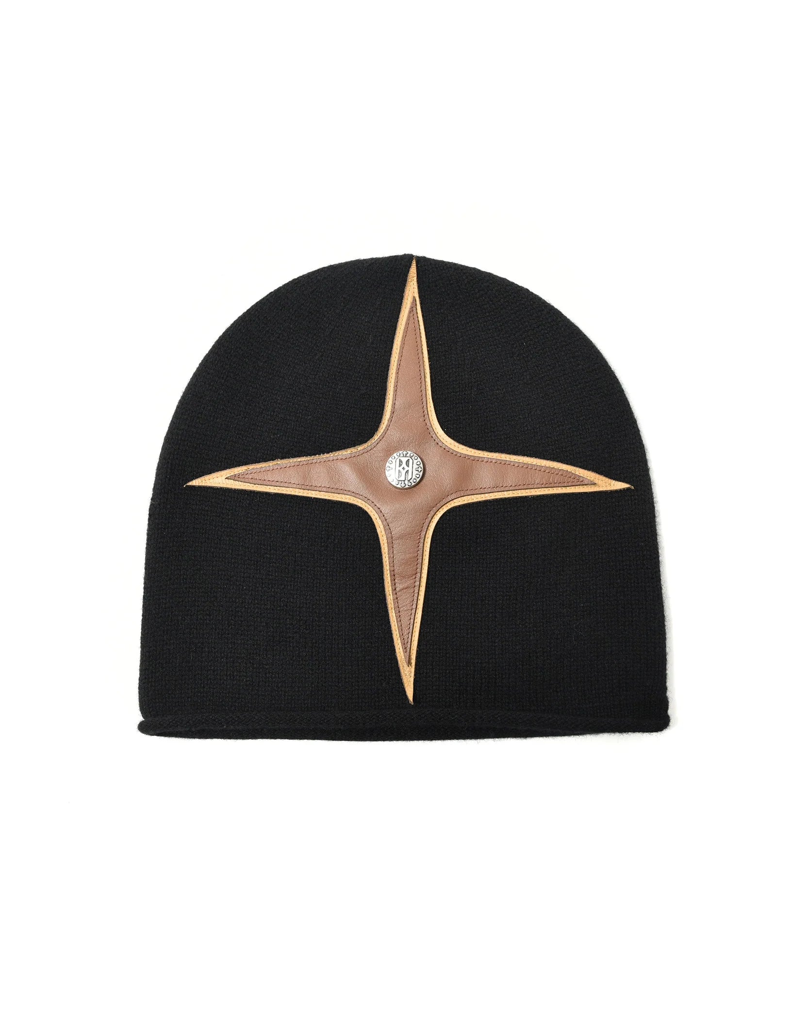 Birth of a Royal Child 'Cross Patch' Black Beanie