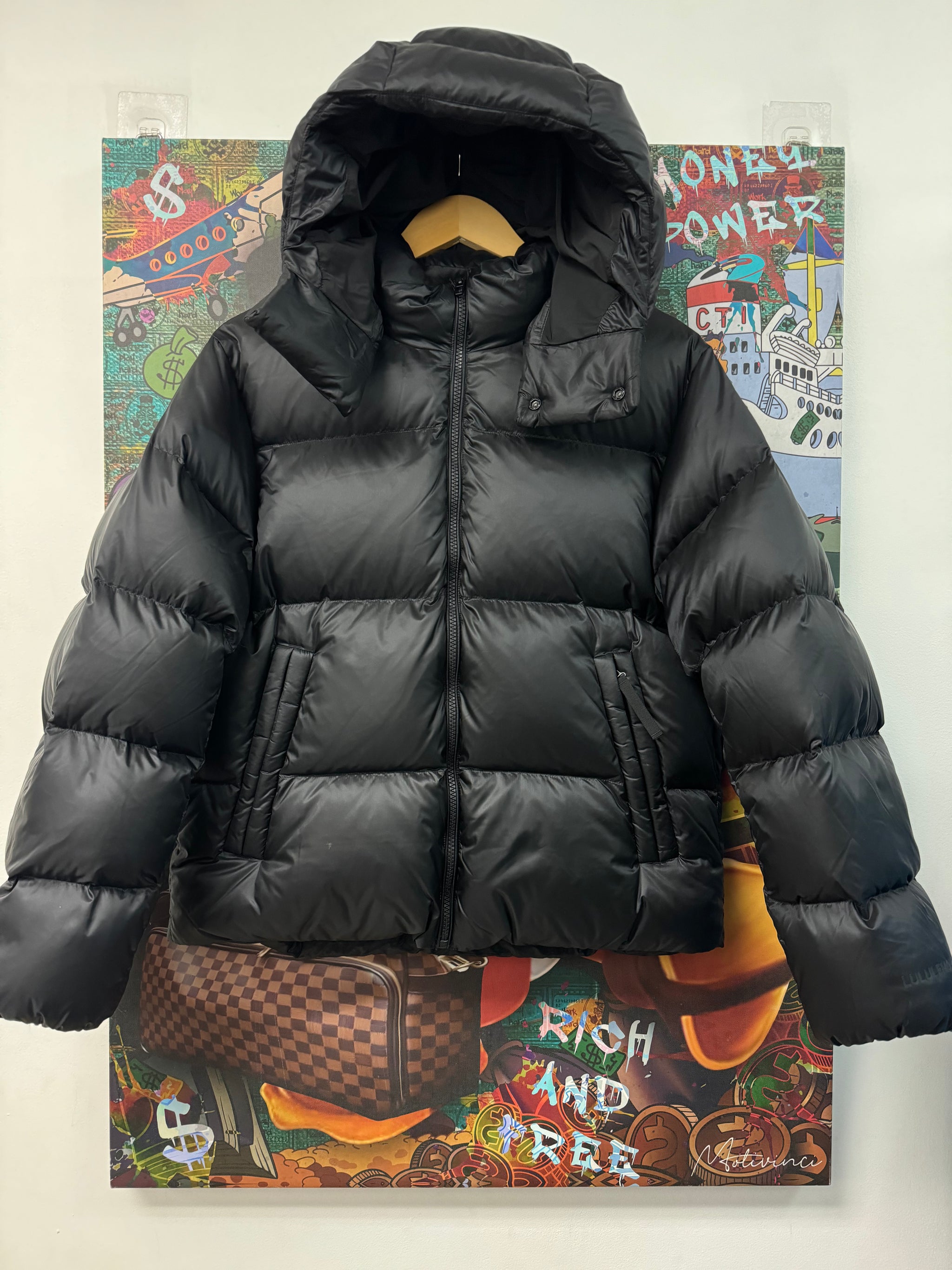 Lululemon Black Puffer Jacket